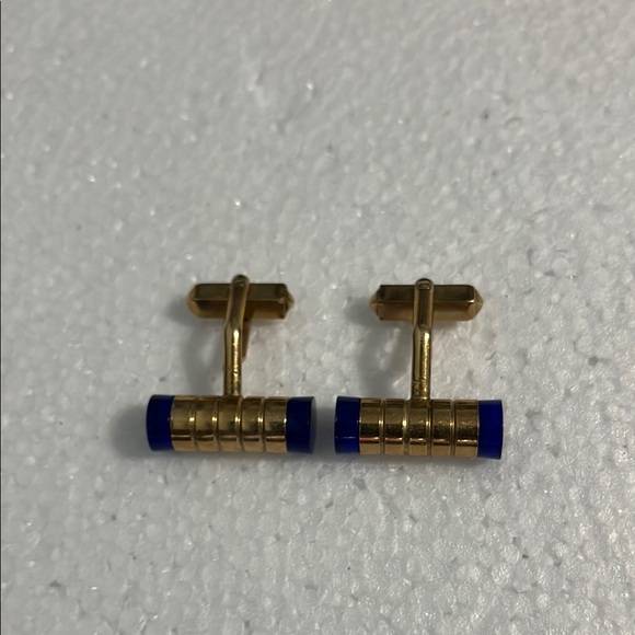 Accessories | Vintage Swank Cuff Links Gold Filled With Blue Stones ...